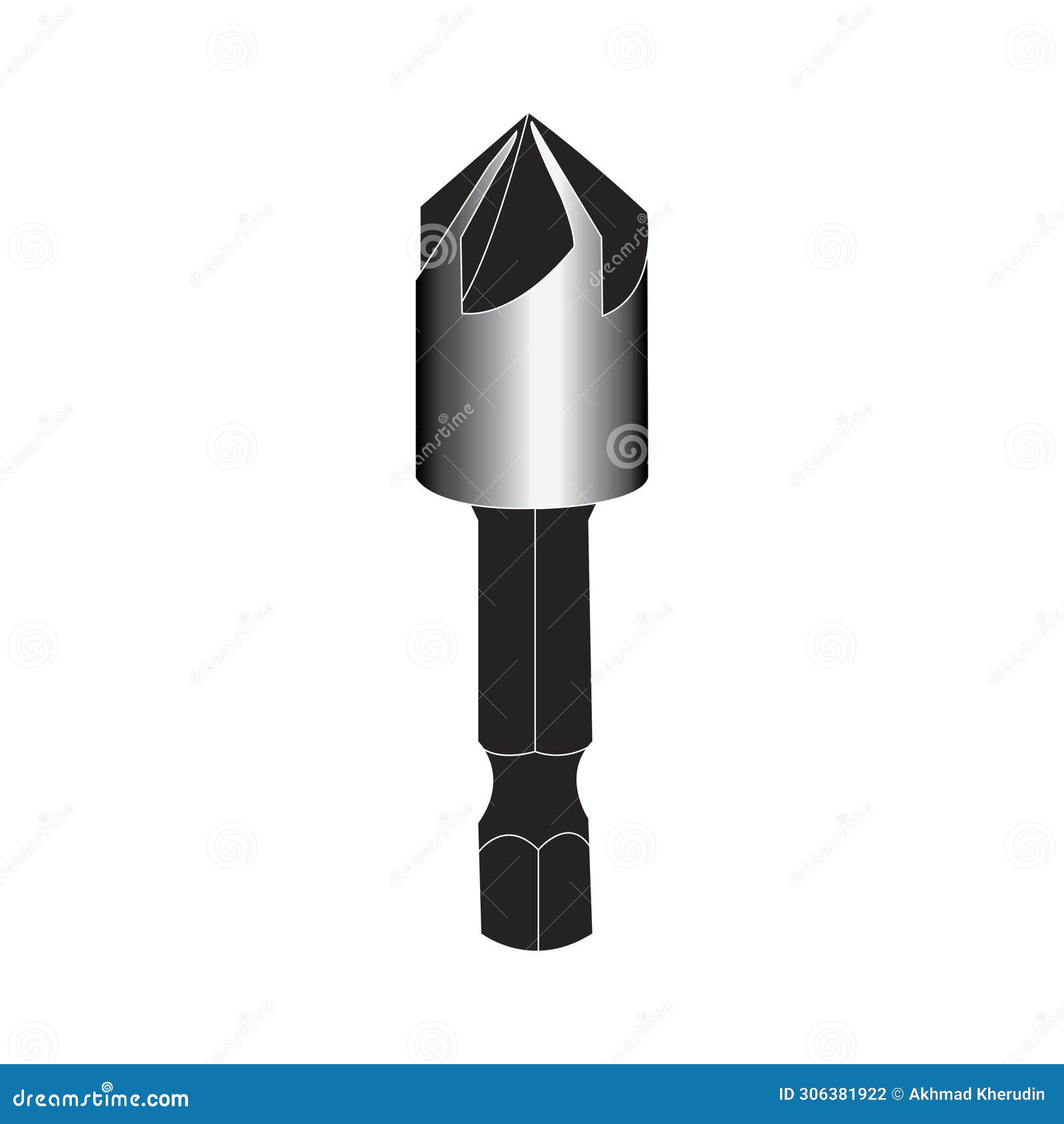 Drill bit icon stock vector. Illustration of equipment - 306381922