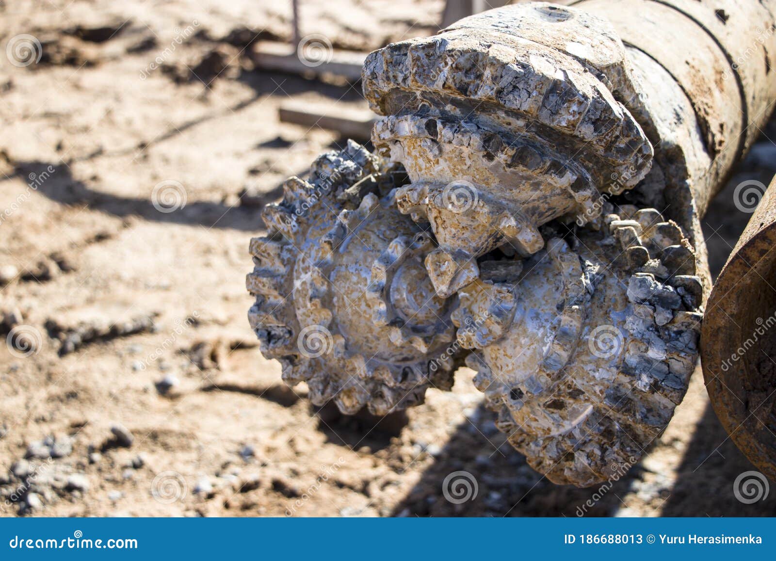 Drill Bit. Tool for Deep Drilling. Stock Image - Image of drill ...