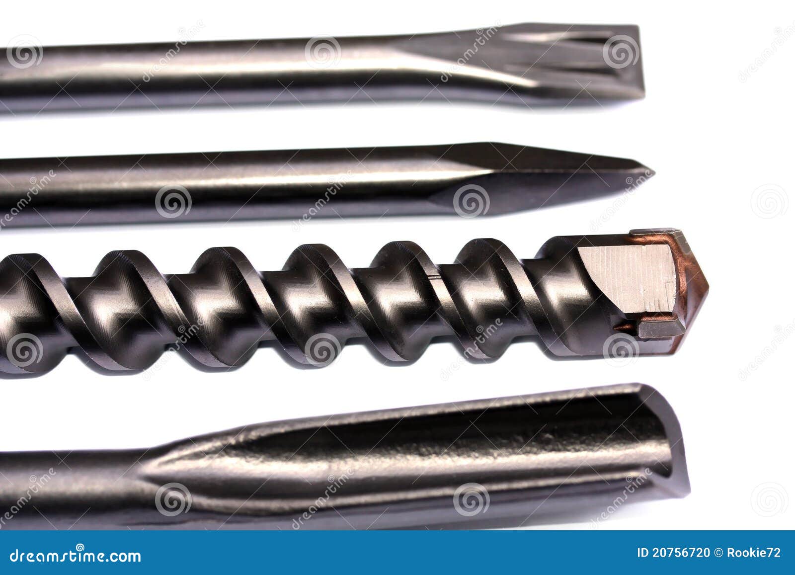 Drill bits stock photo. Image of focus, borer, closeup - 20756720