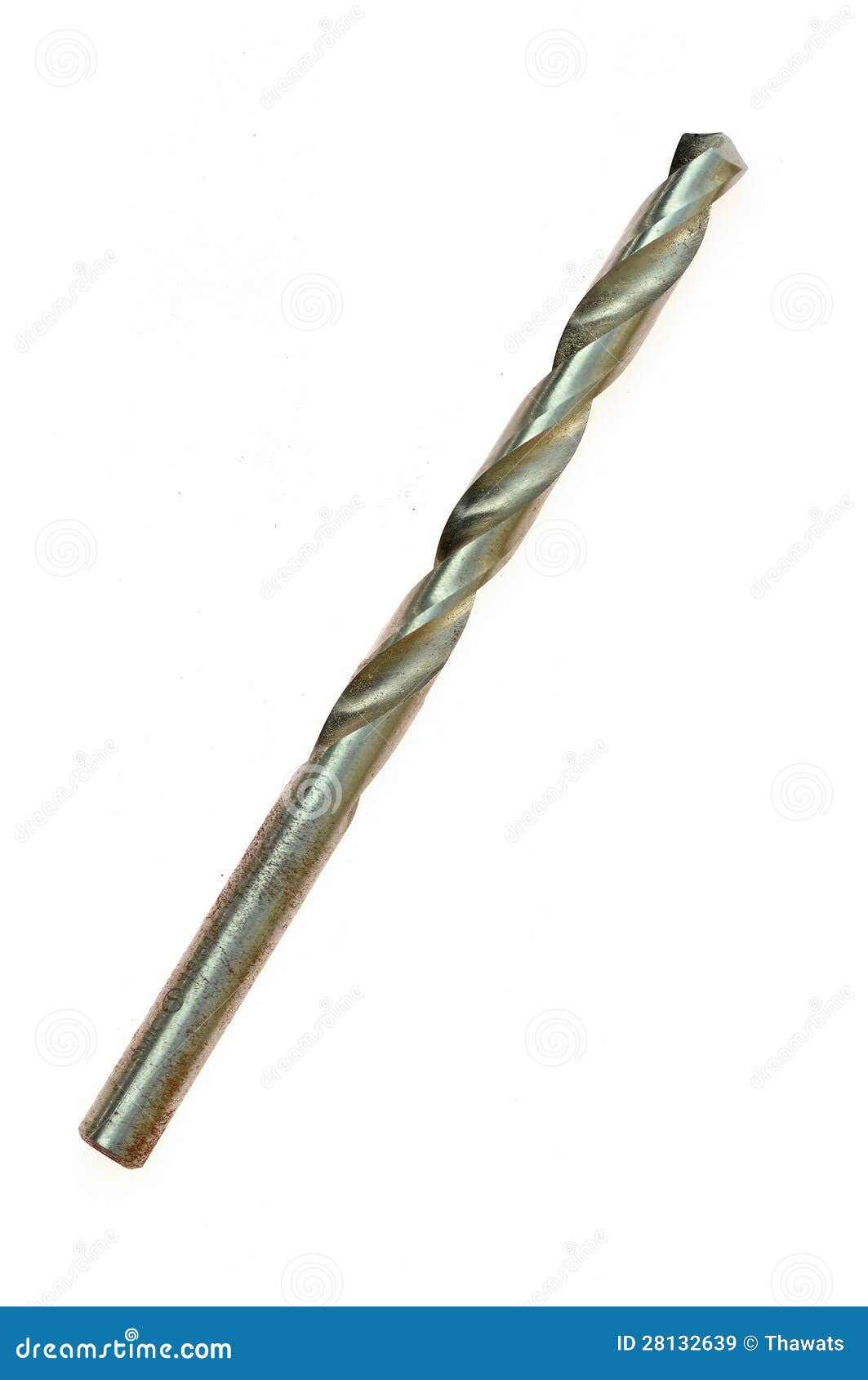 Drill Bits stock image. Image of isolated, twisted, tool - 28132639