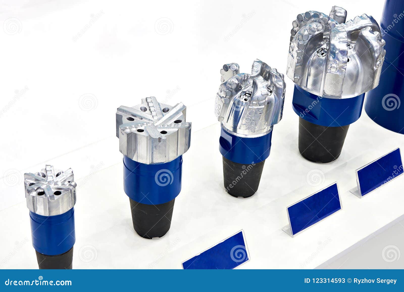 Drill bits for oil wells stock image. Image of fuel - 123314593