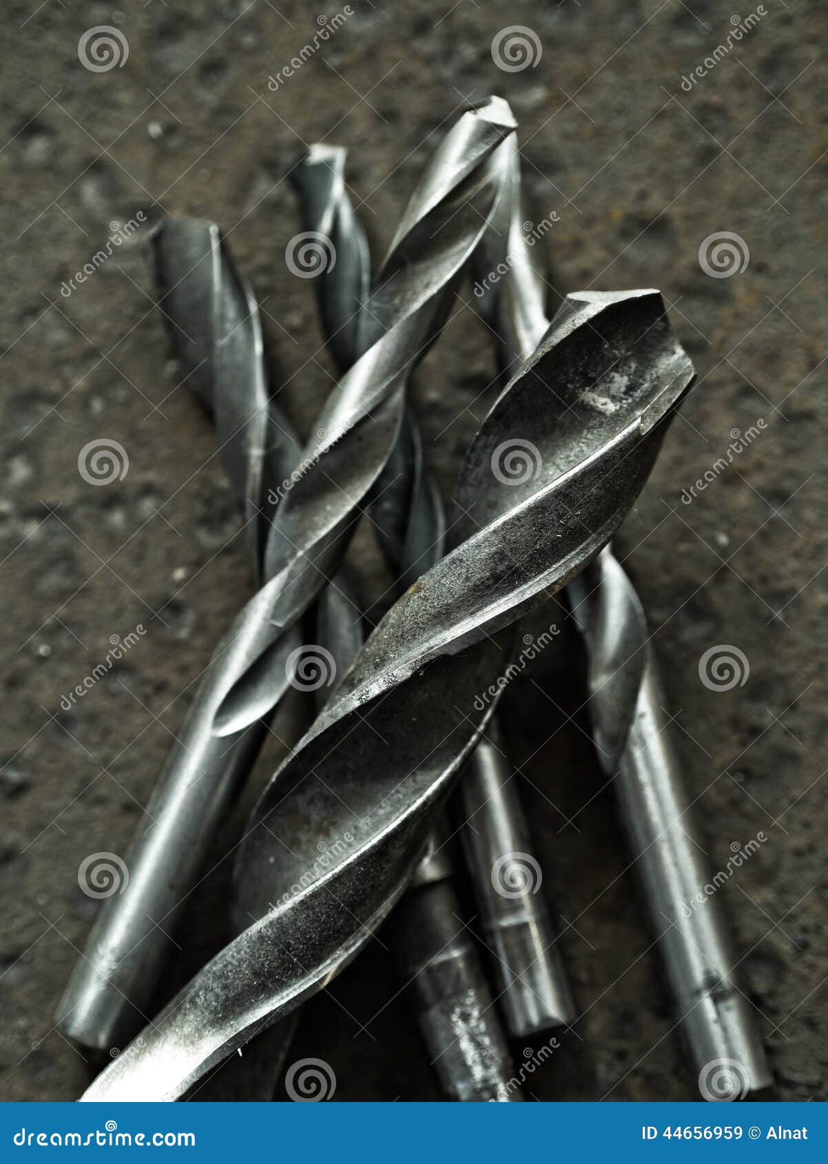 Drill bits stock image. Image of work, trotary, rusty - 44656959