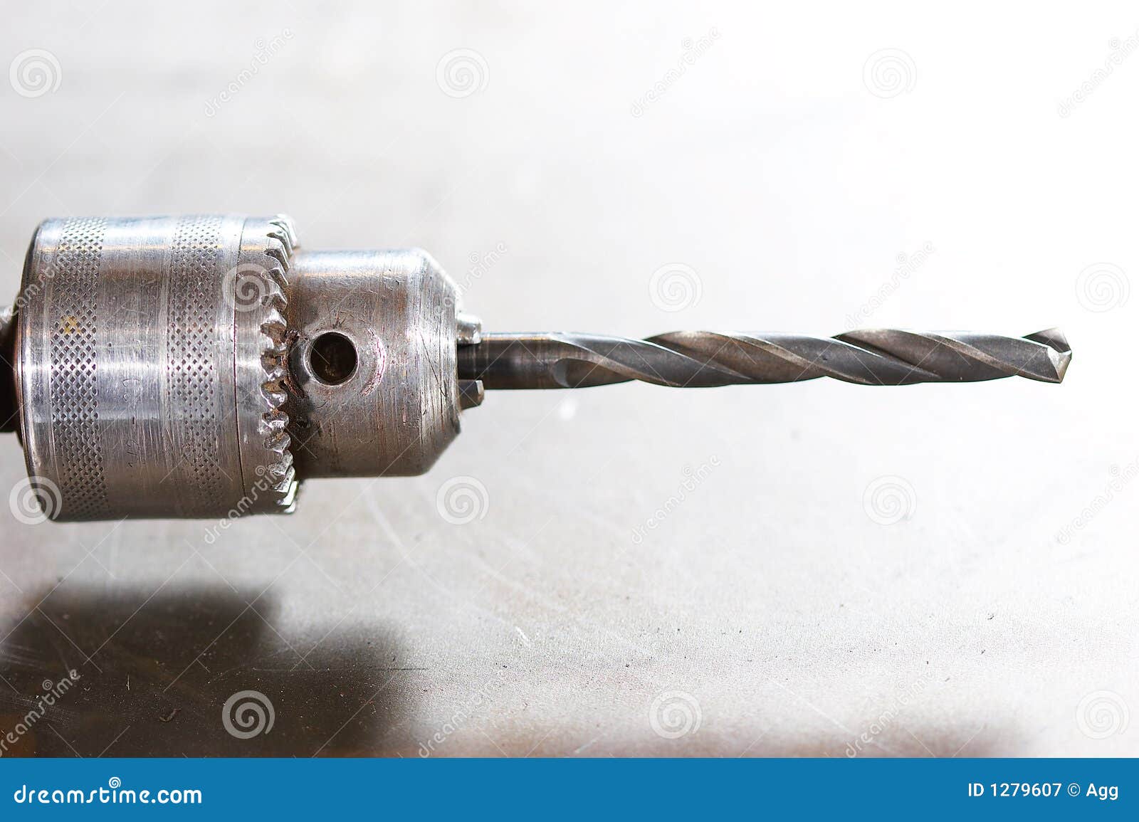 Drill chunk with auger stock image. Image of timber, perforator - 1279607