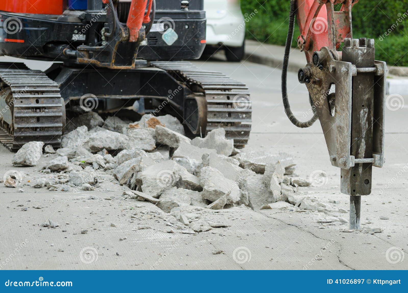 Drill concrete machine stock image. Image of maintenance - 41026897