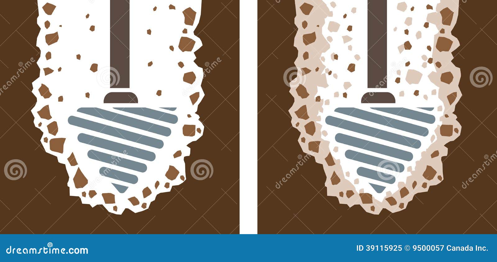 Drill Icon stock vector. Illustration of industry, shattering - 39115925
