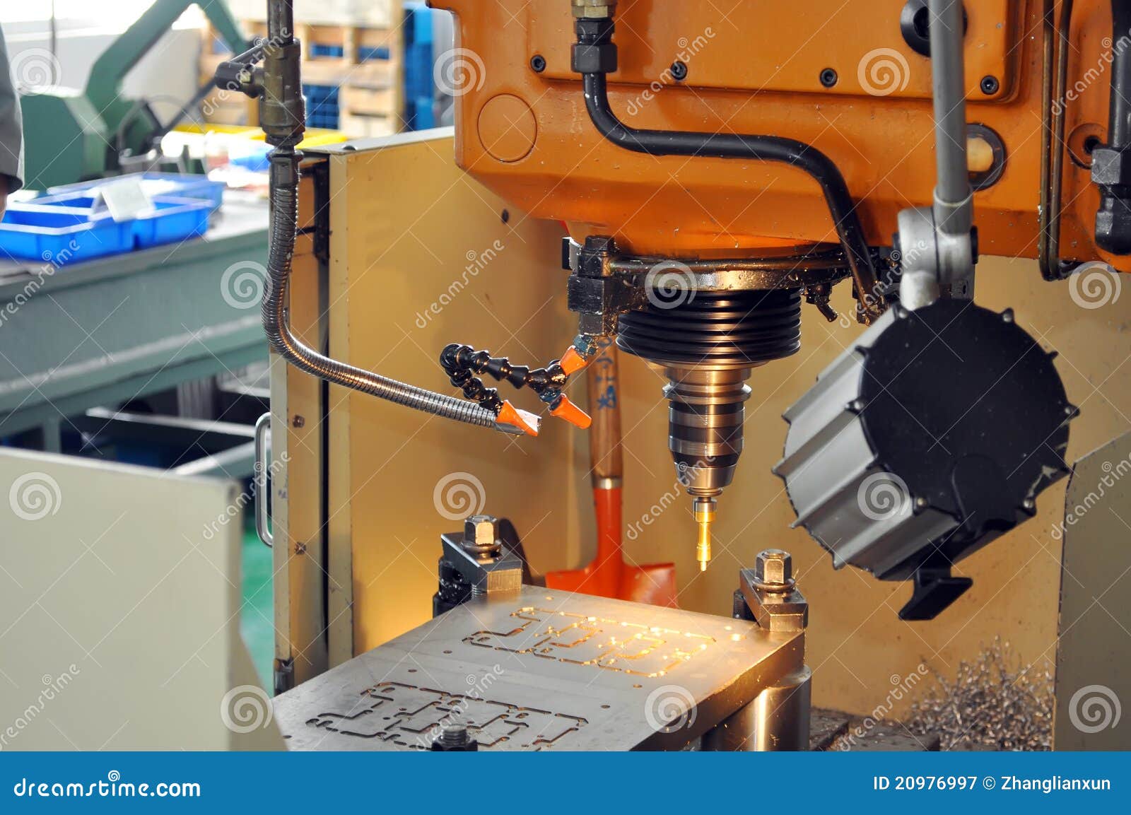Drill Machine stock image. Image of industrial, metal - 20976997