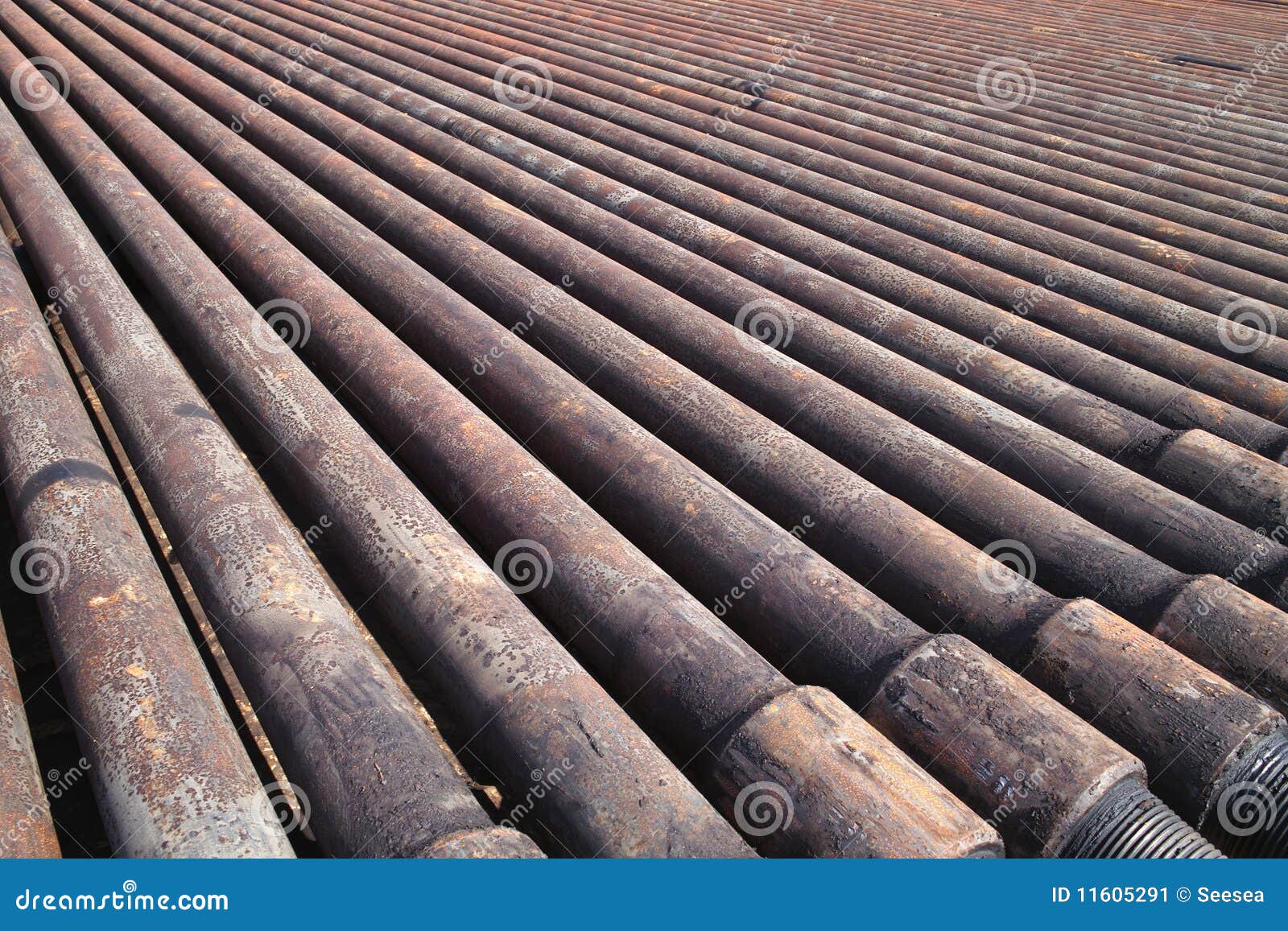 Drill pipe stock image. Image of machine, power, stack - 11605291