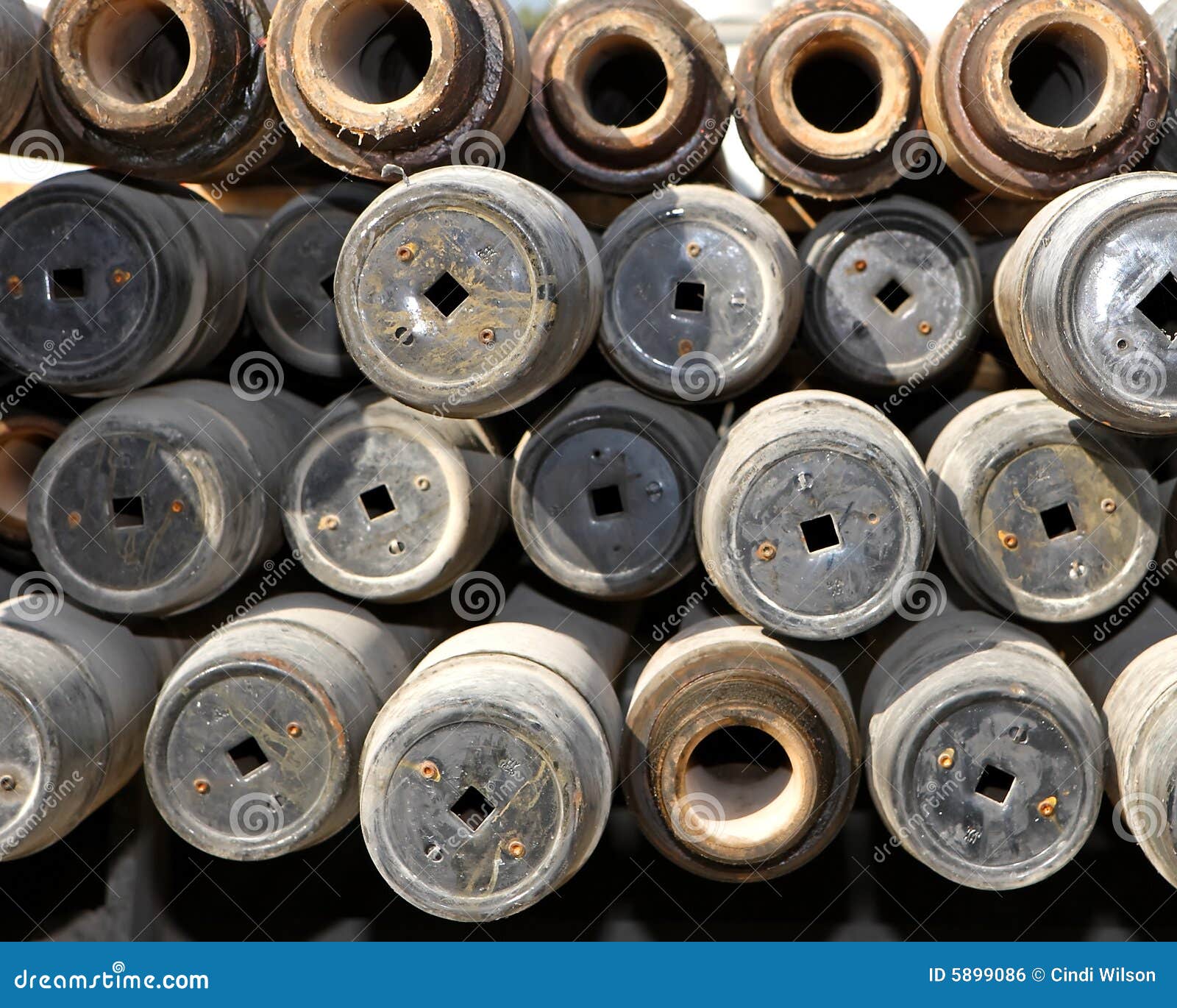 Drill Pipe stock photo. Image of natural, threads, pipe - 5899086