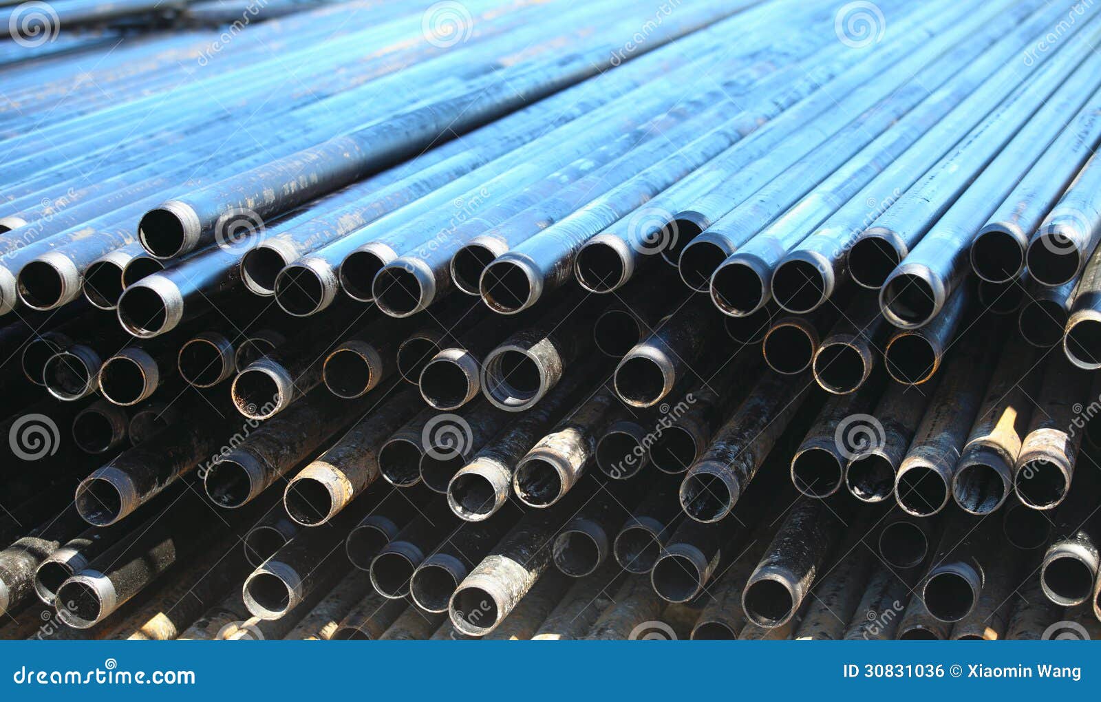 Drill-pipe stock photo. Image of pipes, industries, production - 30831036