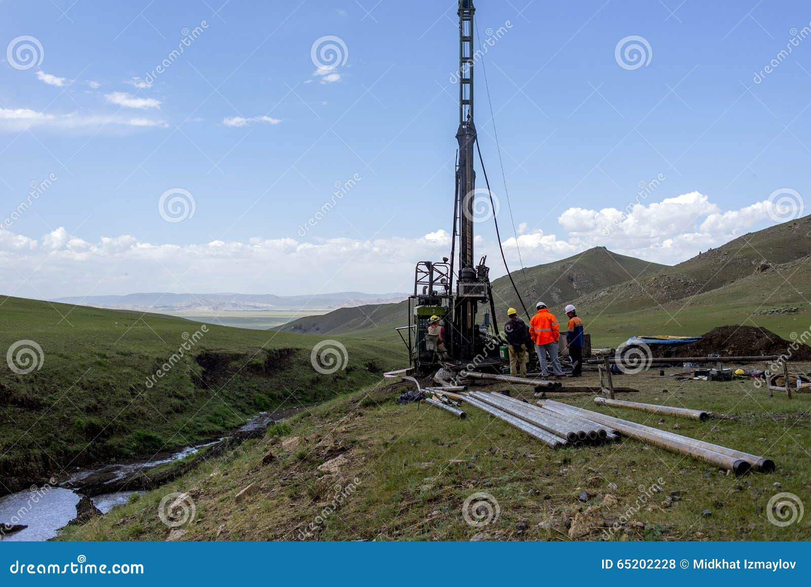 Drill rig 04 stock photo. Image of mining, iron, engine - 65202228
