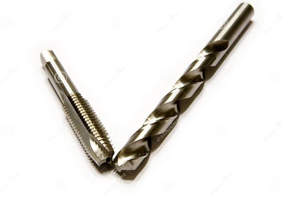 Drill and Tap stock image. Image of silver, repair, hardware - 8319855