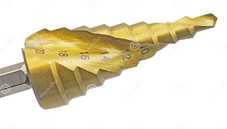 Drill in the Shape of a Cone for Quick Drilling Stock Photo - Image of ...