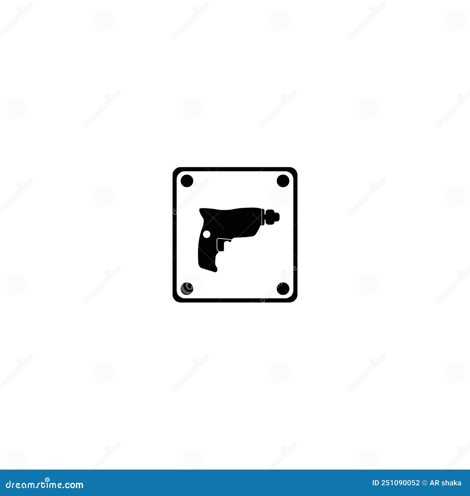 Drill Tool Icon Vector Illustration,construction Icon Stock ...