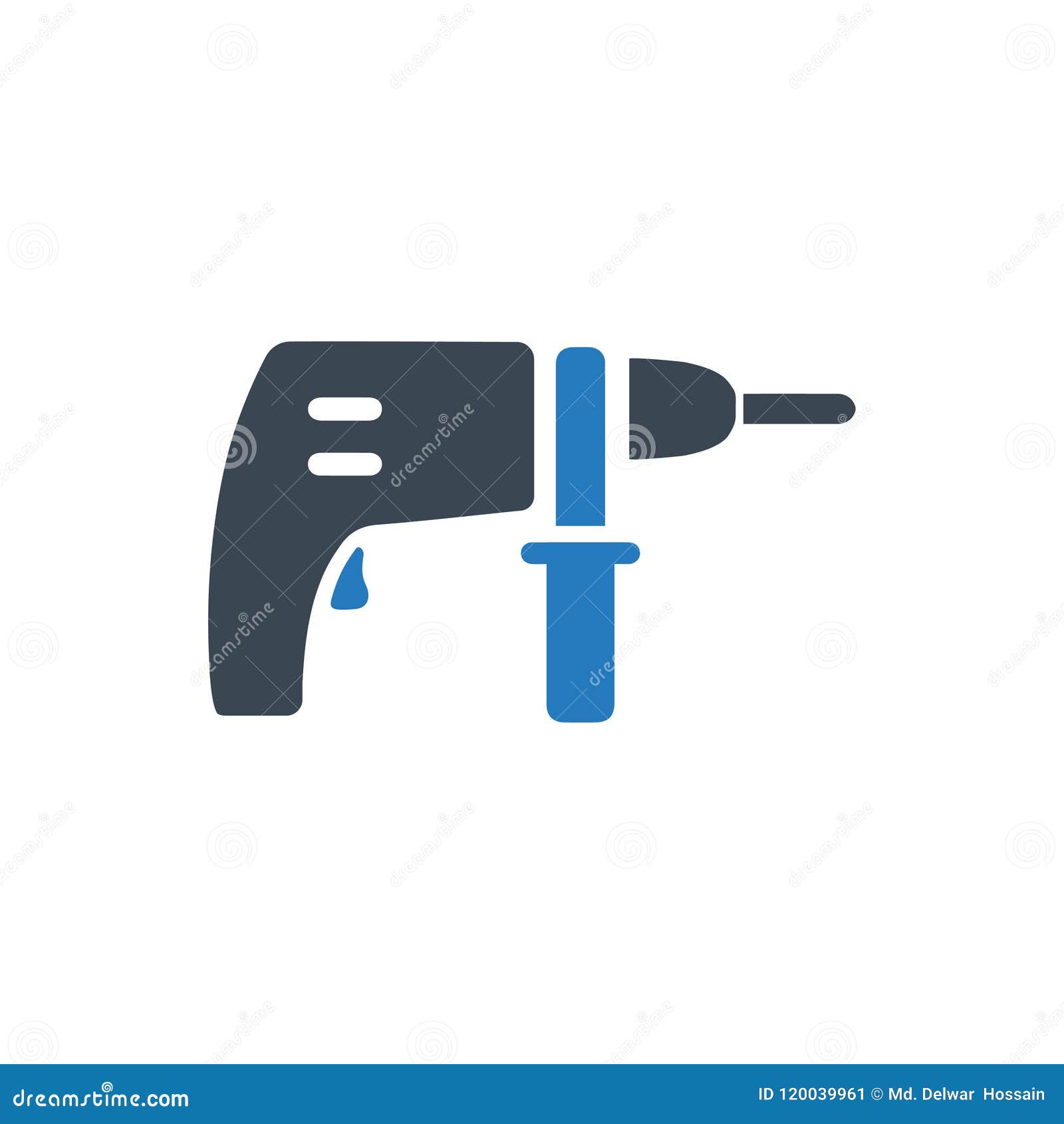 Drill, Tools Icon Cartoon Vector | CartoonDealer.com #120039961