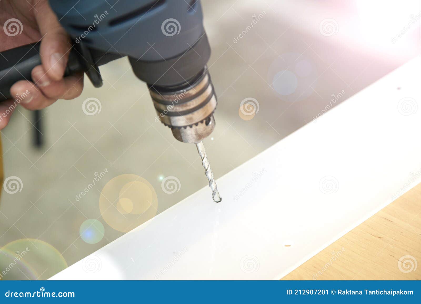 Drill Work on White Acrylic Materials. Hobbies Gadget Must Have Stock ...