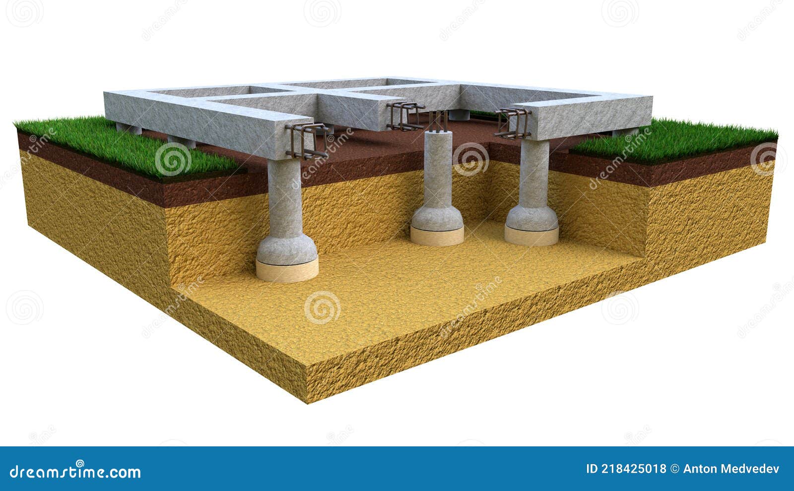 Deep Footings Stock Photography | CartoonDealer.com #59878544