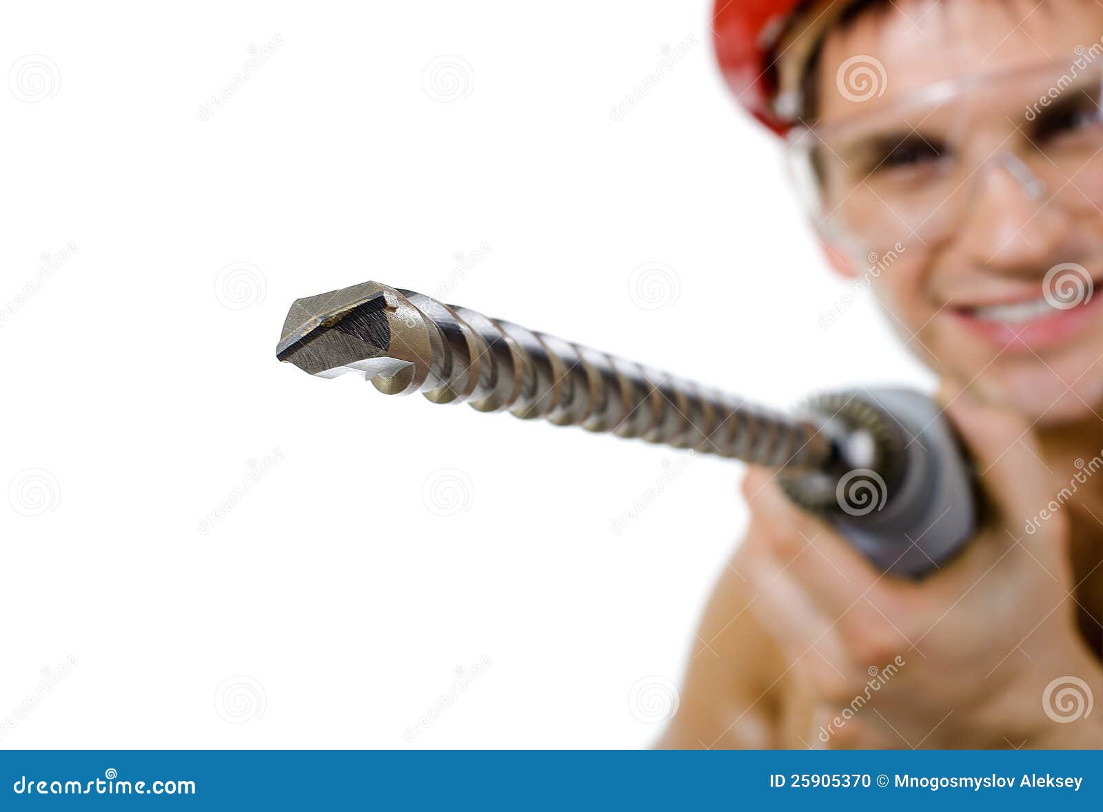 Driller stock photo. Image of closeup, drill, erector - 25905370