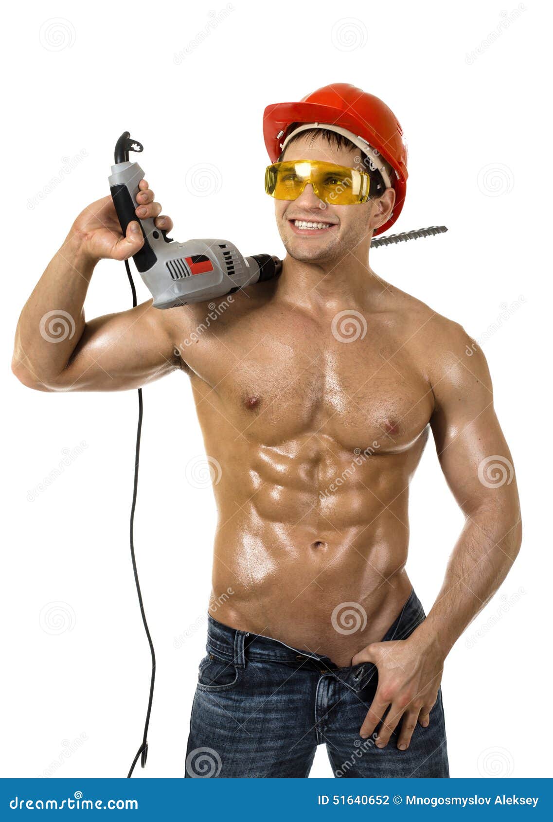 Driller stock photo. Image of beautiful, drilling, boring - 51640652