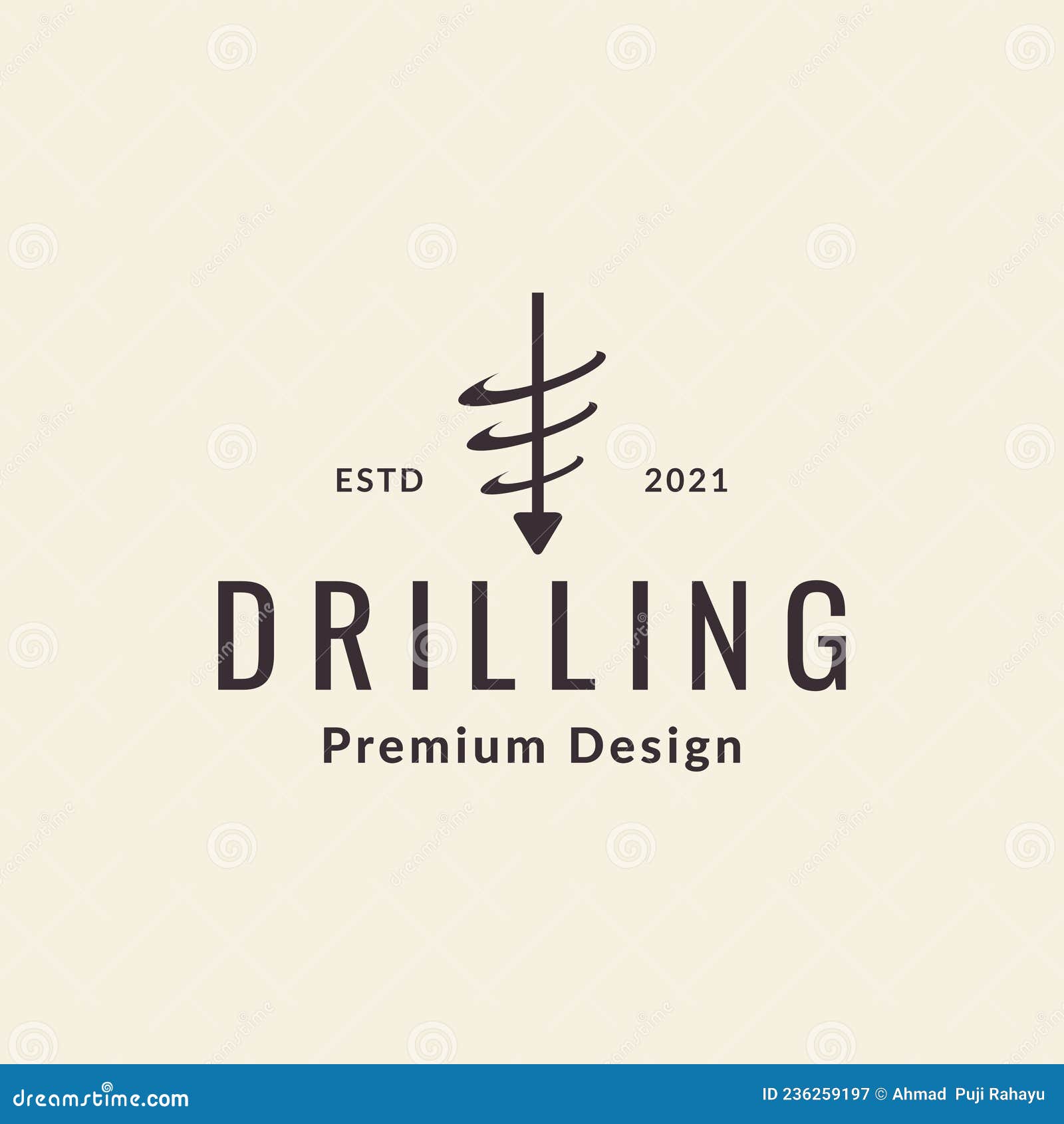 Driller Simple Logo Symbol Icon Vector Graphic Design Illustration Idea ...