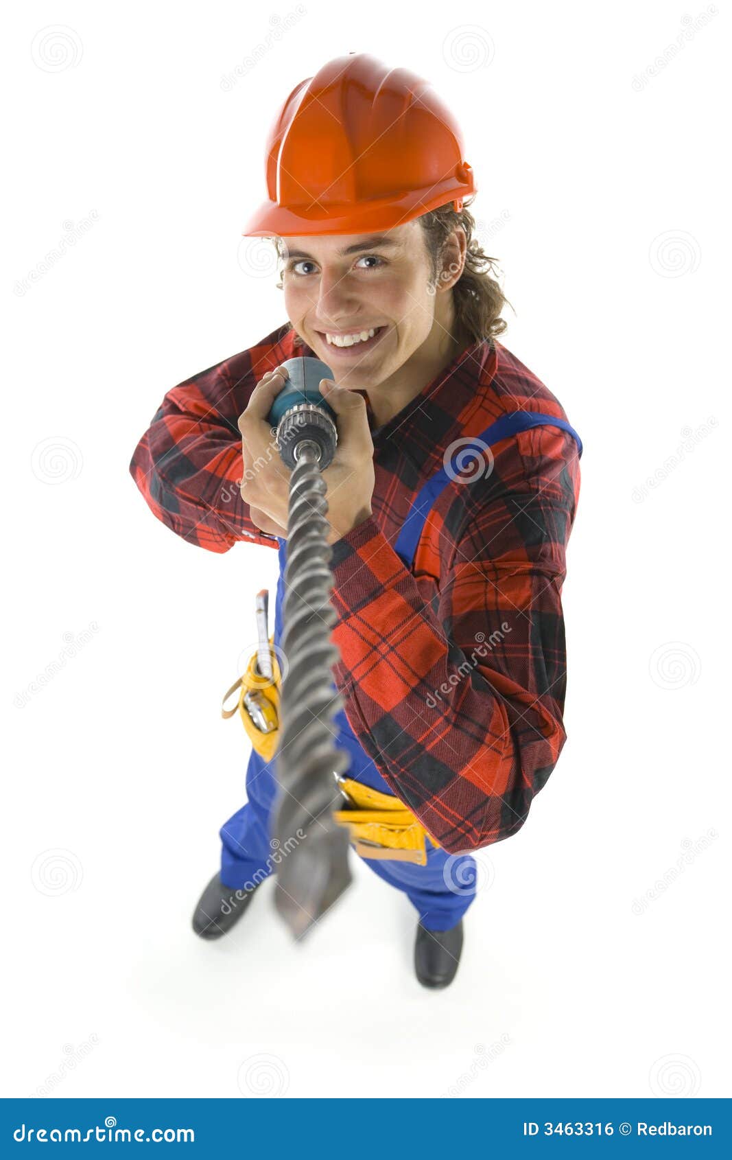 Drilling stock photo. Image of electric, caucasian, person - 3463316