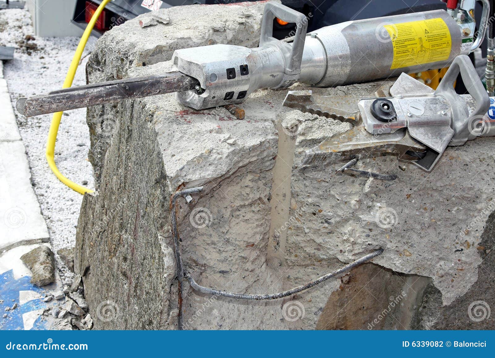 Drilling and cutting stock photo. Image of emergency, drill - 6339082