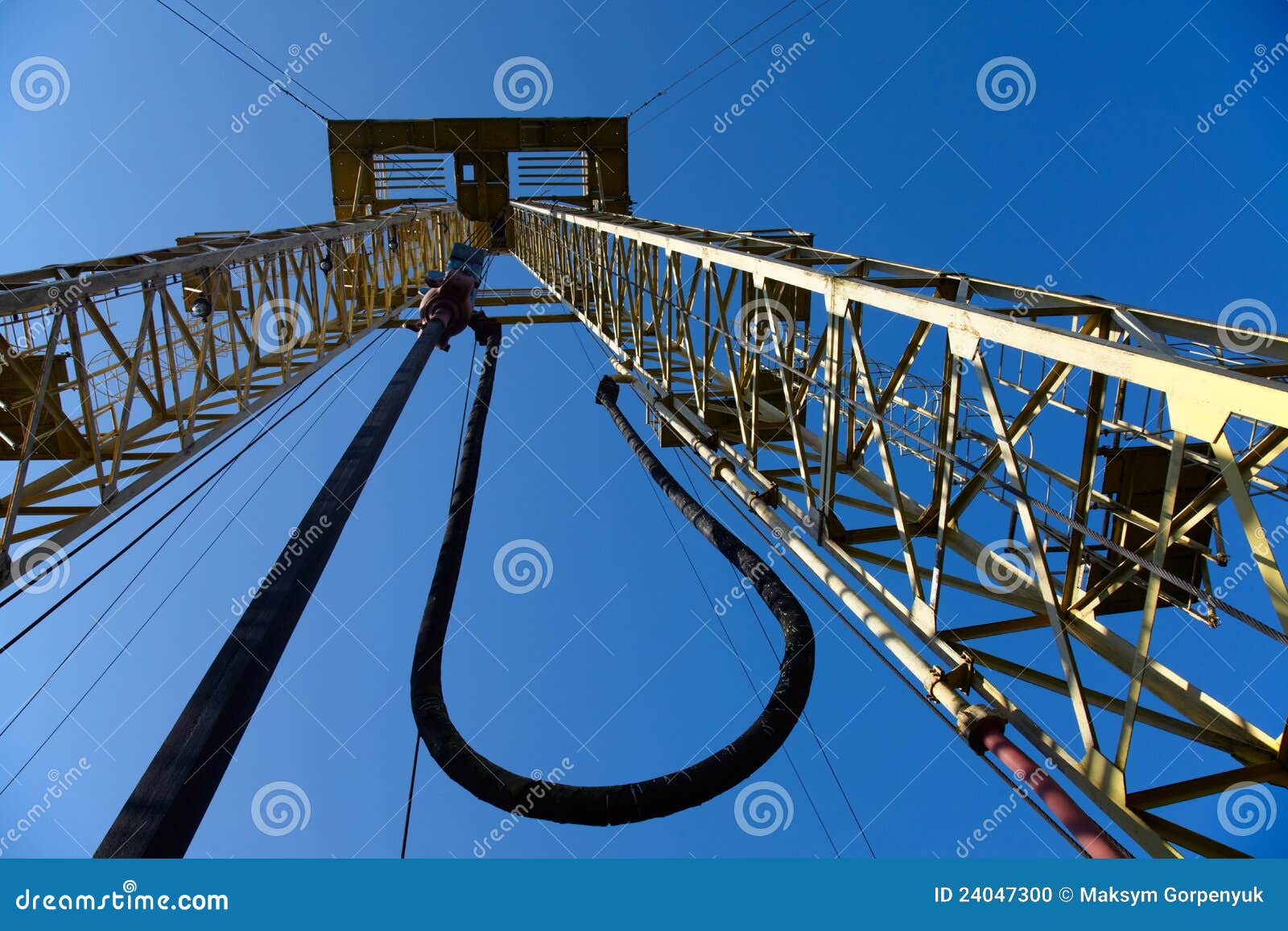 Drilling Derrick In A Iron Mine, China Royalty-Free Stock Photography ...