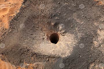 Drilling Holes for Dynamite Blasting Stock Photo - Image of machine ...