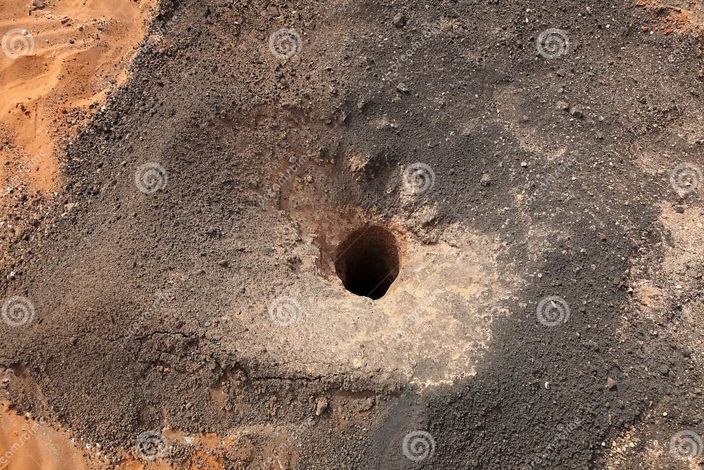 Drilling Holes for Dynamite Blasting Stock Photo - Image of machine ...