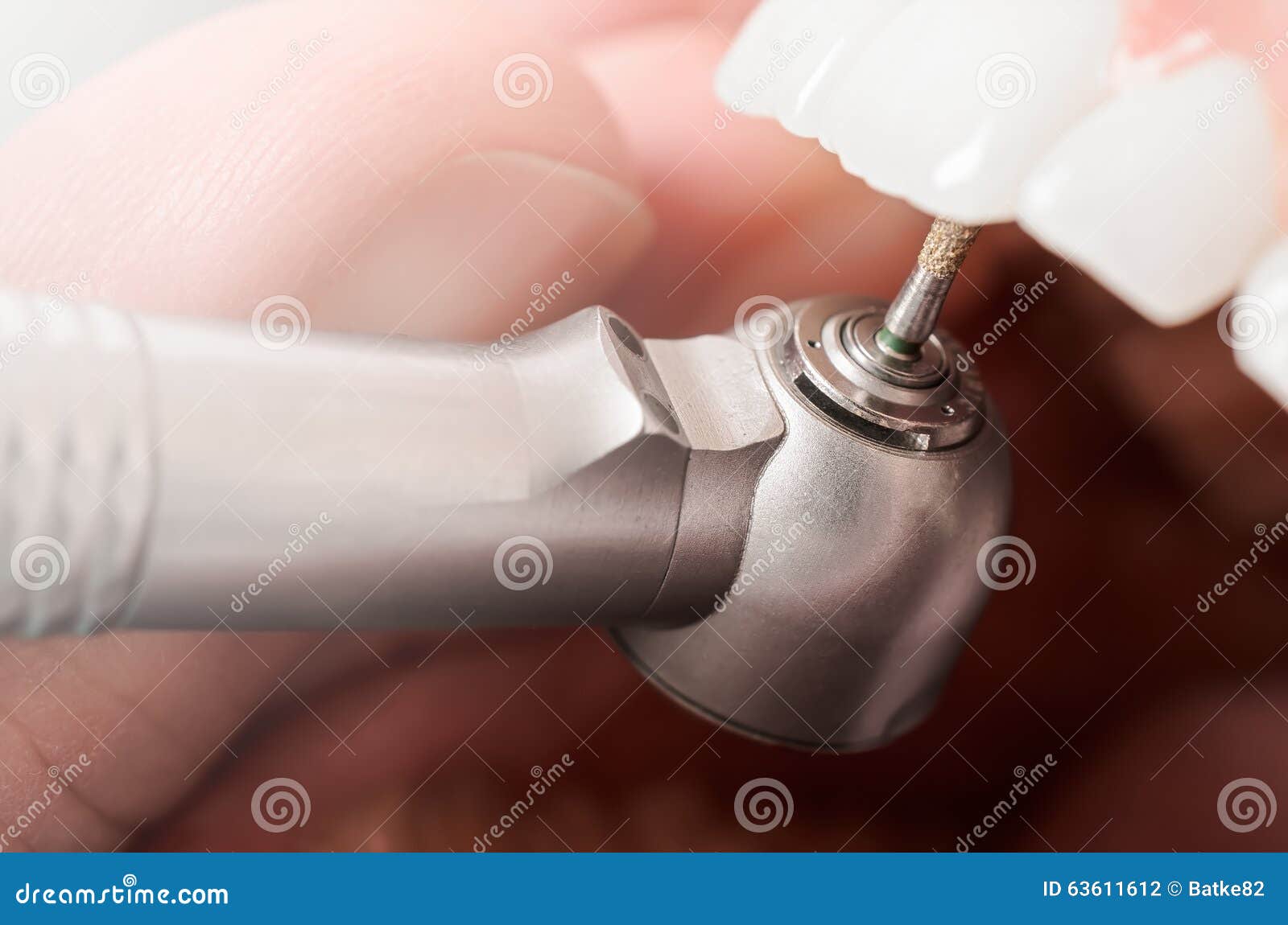 Drilling the human tooth stock photo. Image of expertise - 63611612