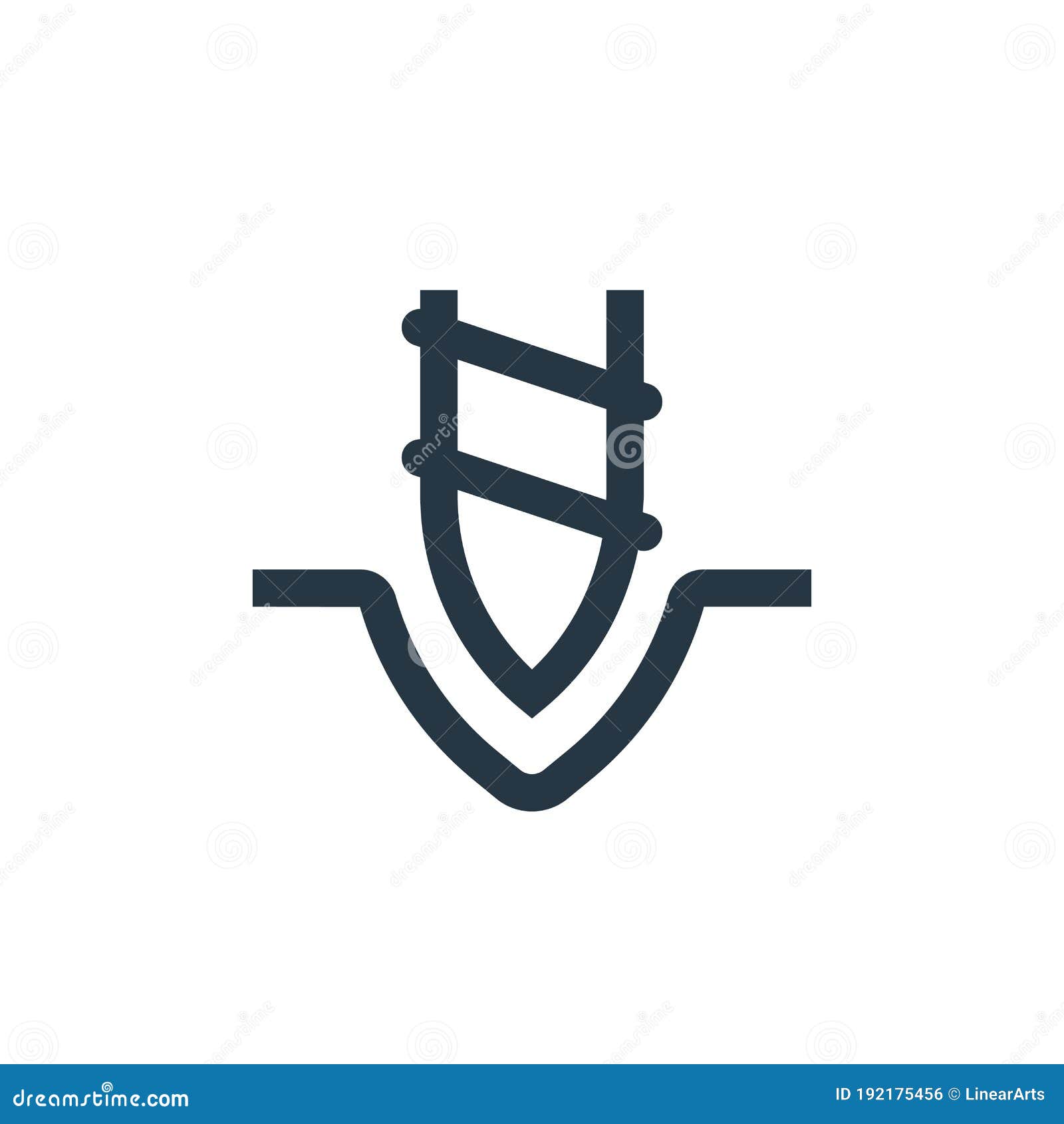 Drilling Icon Vector from Industry Concept. Thin Line Illustration of ...