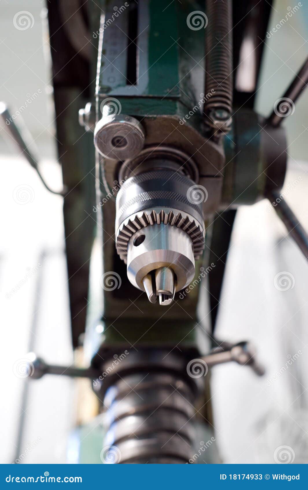 Drilling machine stock image. Image of driller, empty - 18174933