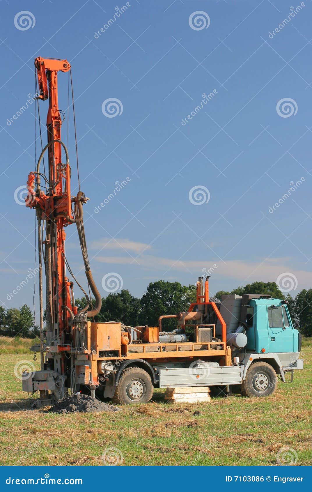 Drilling machine 2 stock photo. Image of machine, works - 7103086