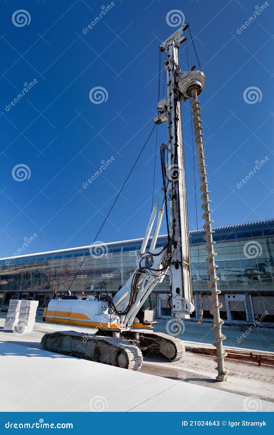 Drilling machine stock image. Image of industrial, rock - 21024643