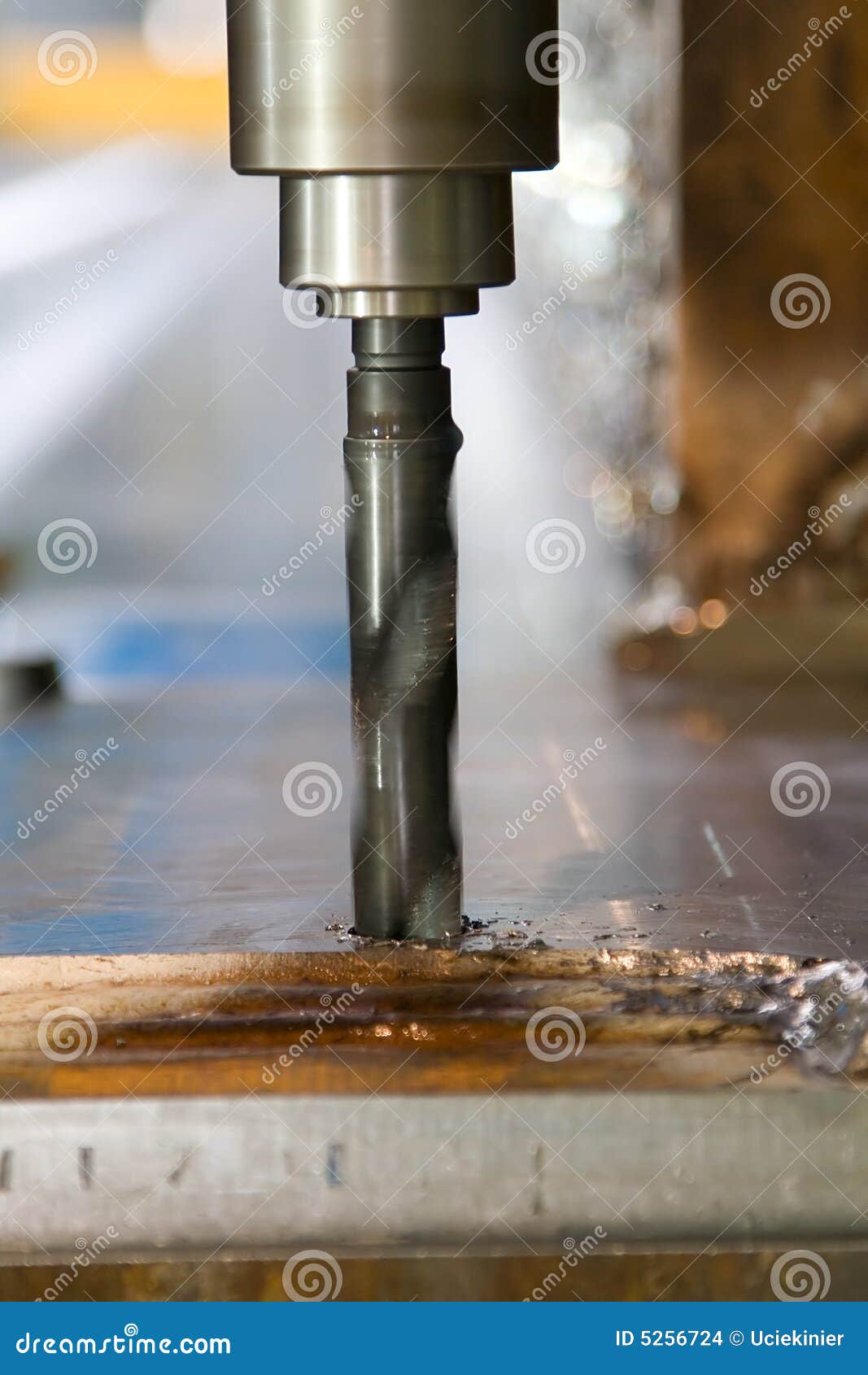 Drilling machine stock photo. Image of thick, workshop - 5256724
