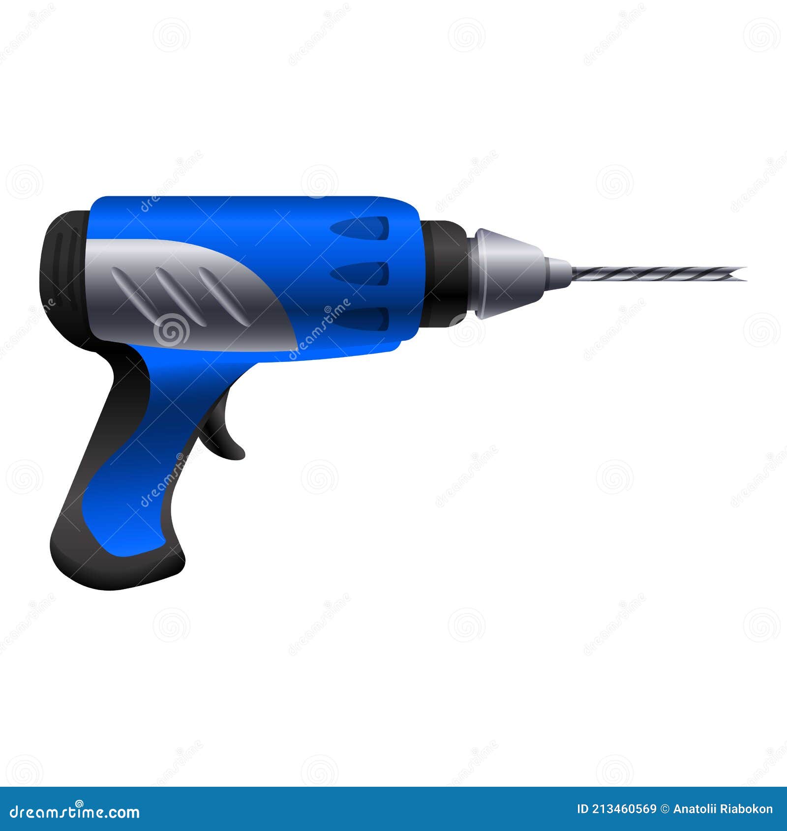 Drilling Machine Icon, Cartoon Style Stock Vector - Illustration of ...