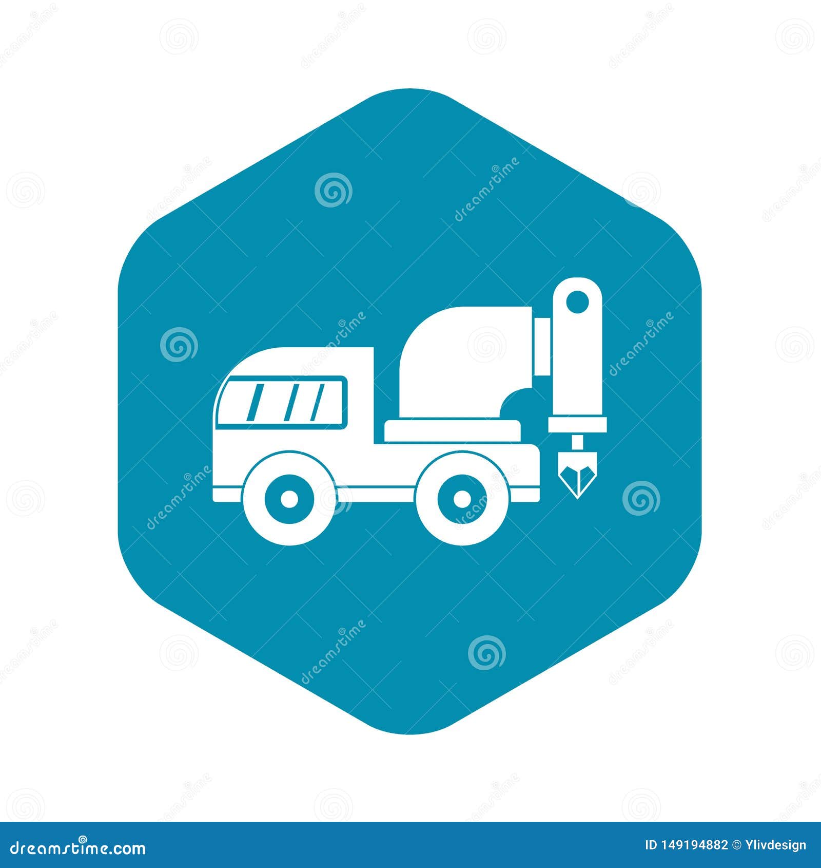 Drilling Machine Icon Simple Stock Vector - Illustration of hired ...