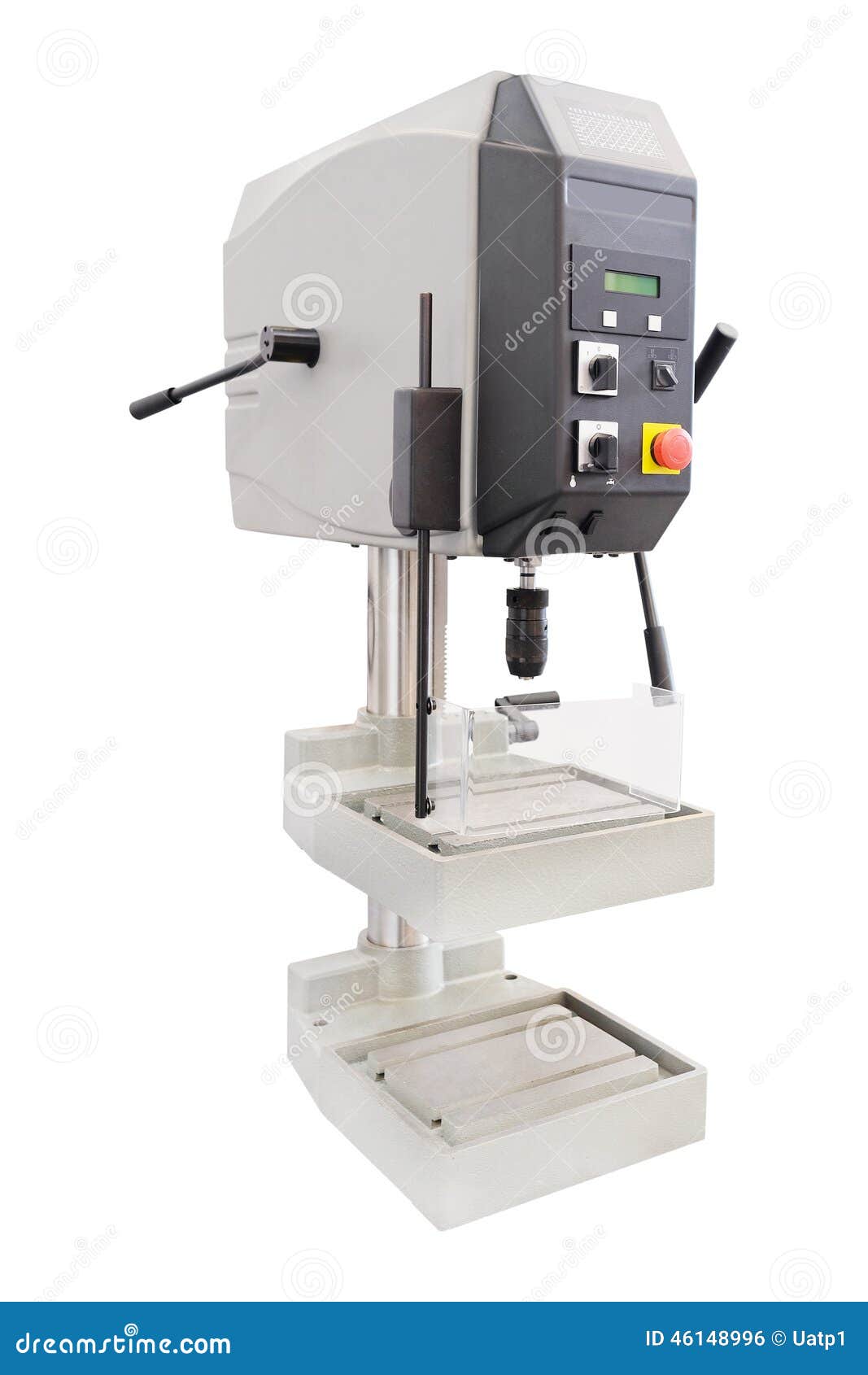 Drilling machine stock photo. Image of workshop, steel - 46148996