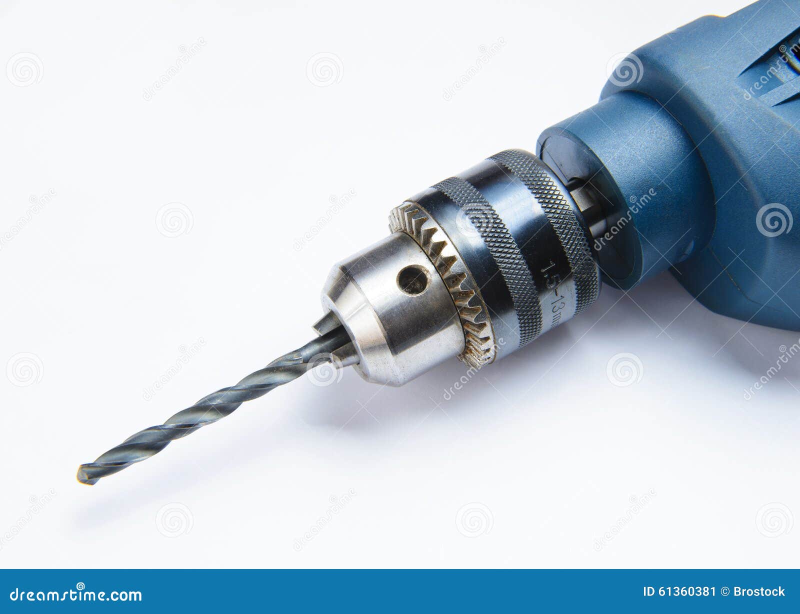 Drilling machine stock image. Image of drill, white, isolated - 61360381
