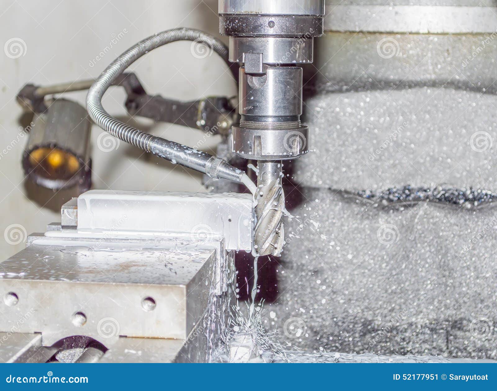 Drilling Machine,machining Center,milling Stock Image - Image of ...