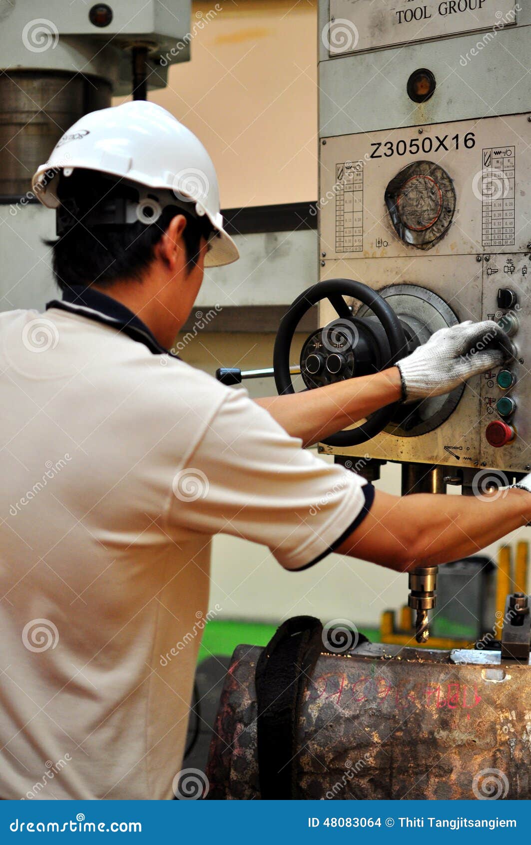 Drilling machine operator editorial stock image. Image of african ...