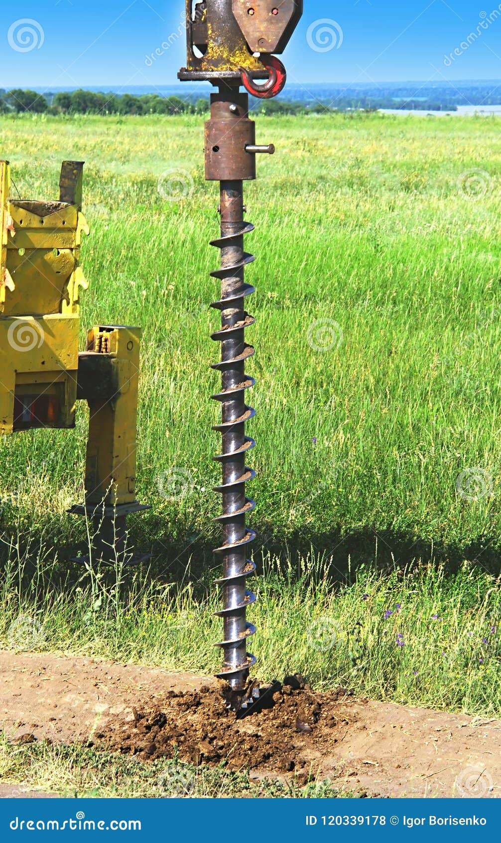 The Drilling Machine Produces Engineering And Geological Surveys For ...