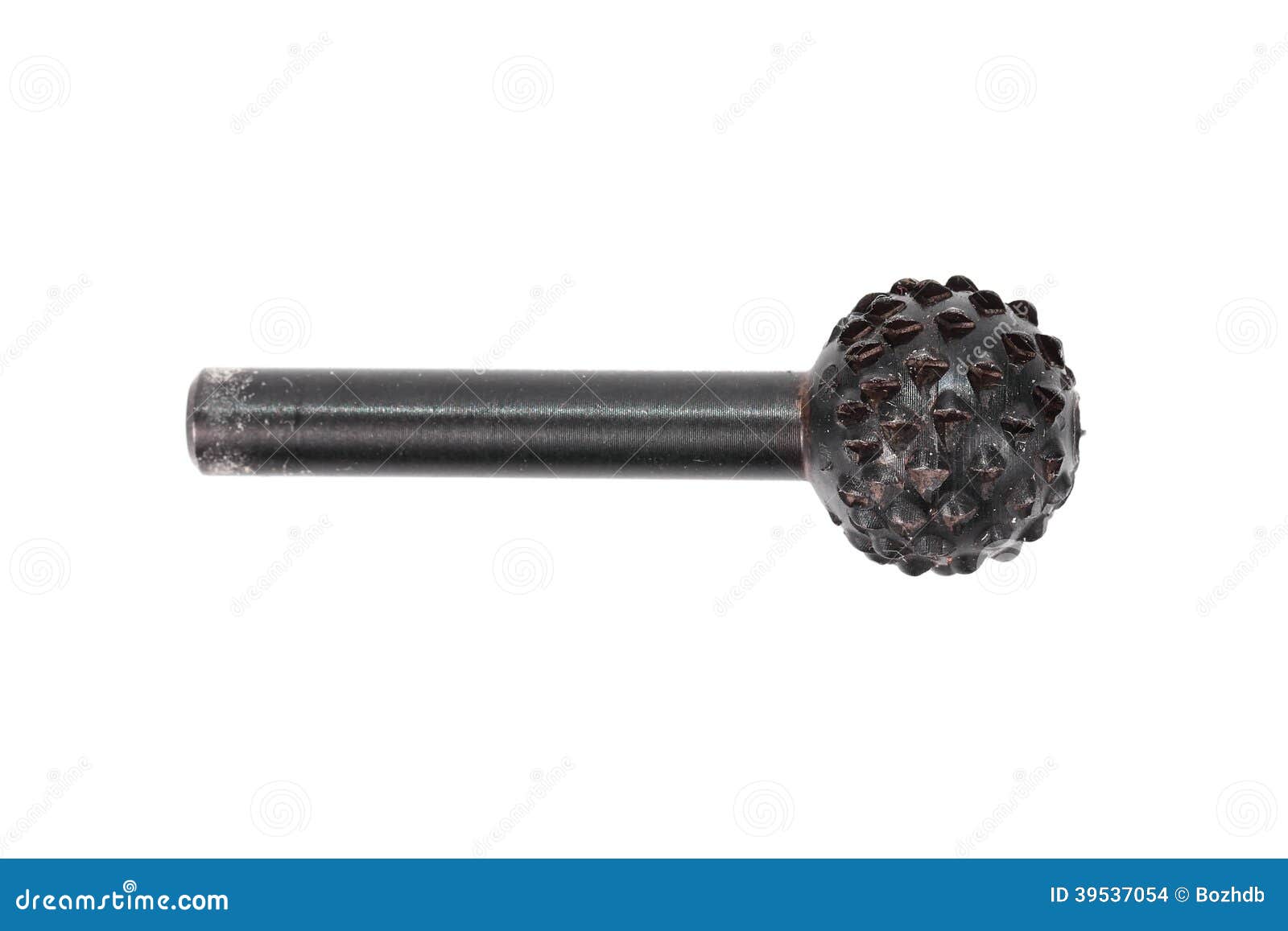 Drilling Machine Rounded Milling Tip Stock Photo - Image of lathe ...
