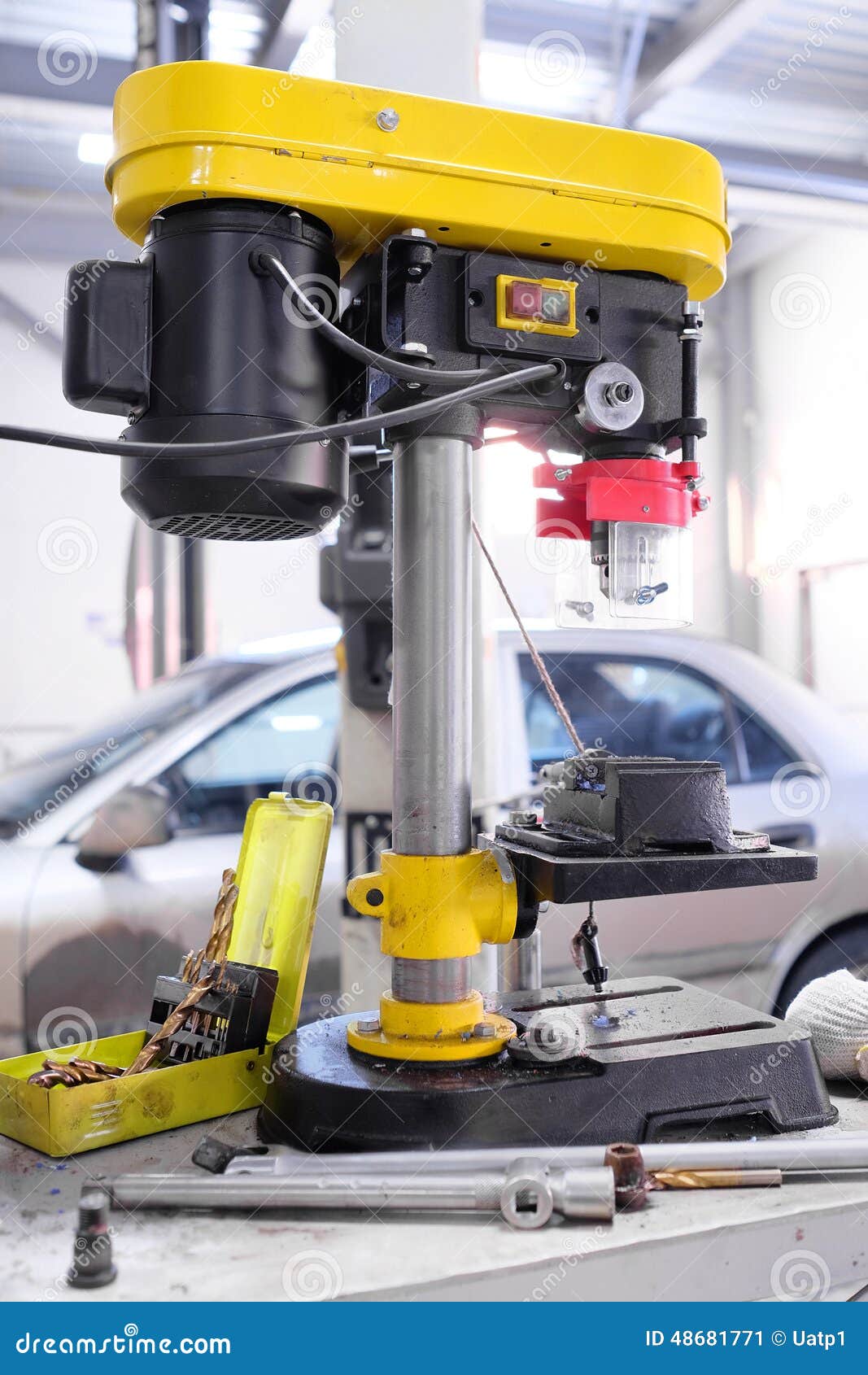 Drilling machine stock image. Image of drilling, industry - 48681771