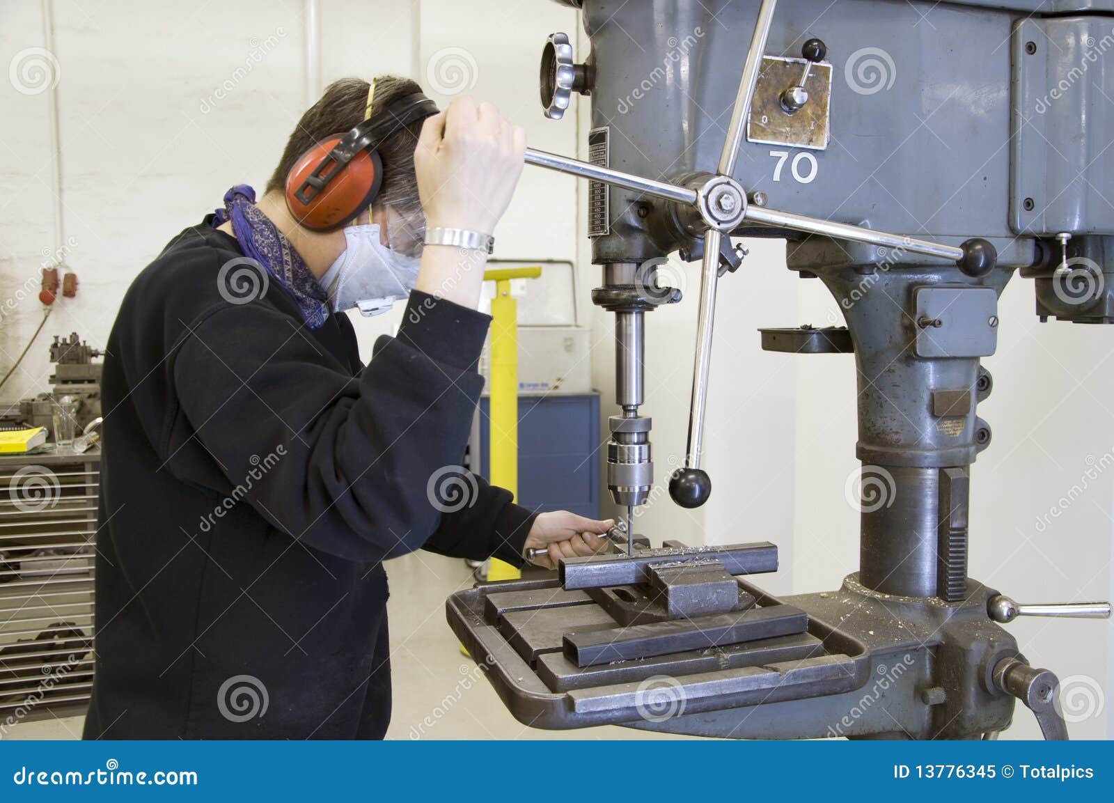Drilling Machine In The Mine. Royalty-Free Stock Photography ...