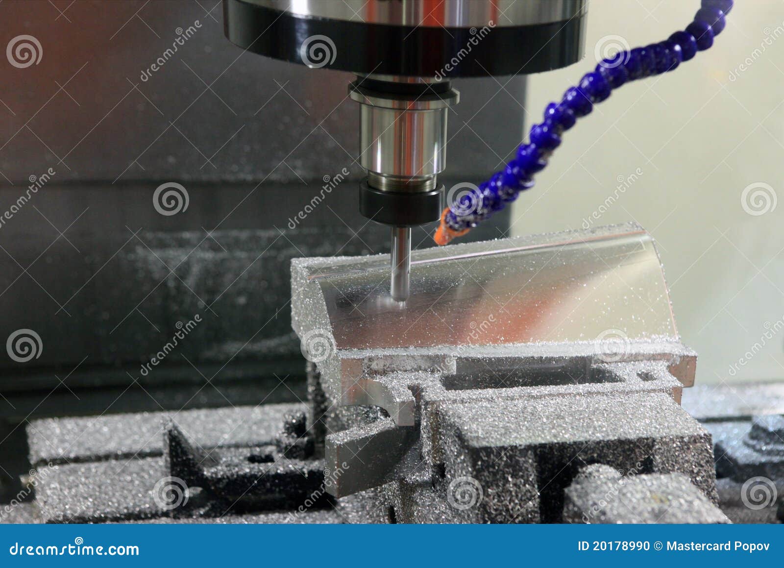 Drilling machine workpiece stock photo. Image of factory - 20178990