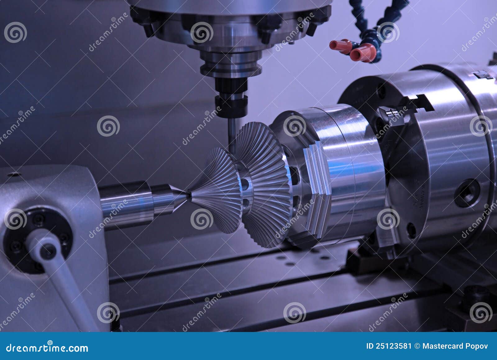 Drilling machine workpiece stock image. Image of machine - 25123581
