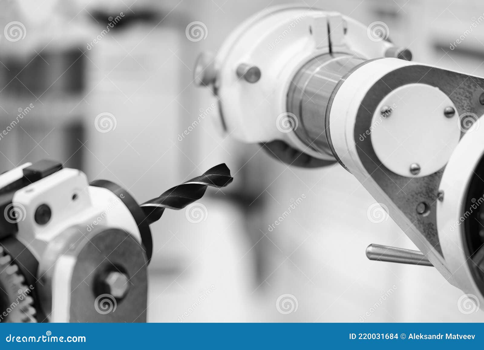 Industrial Workpiece Machining Process By CNC Lathe Stock Image ...