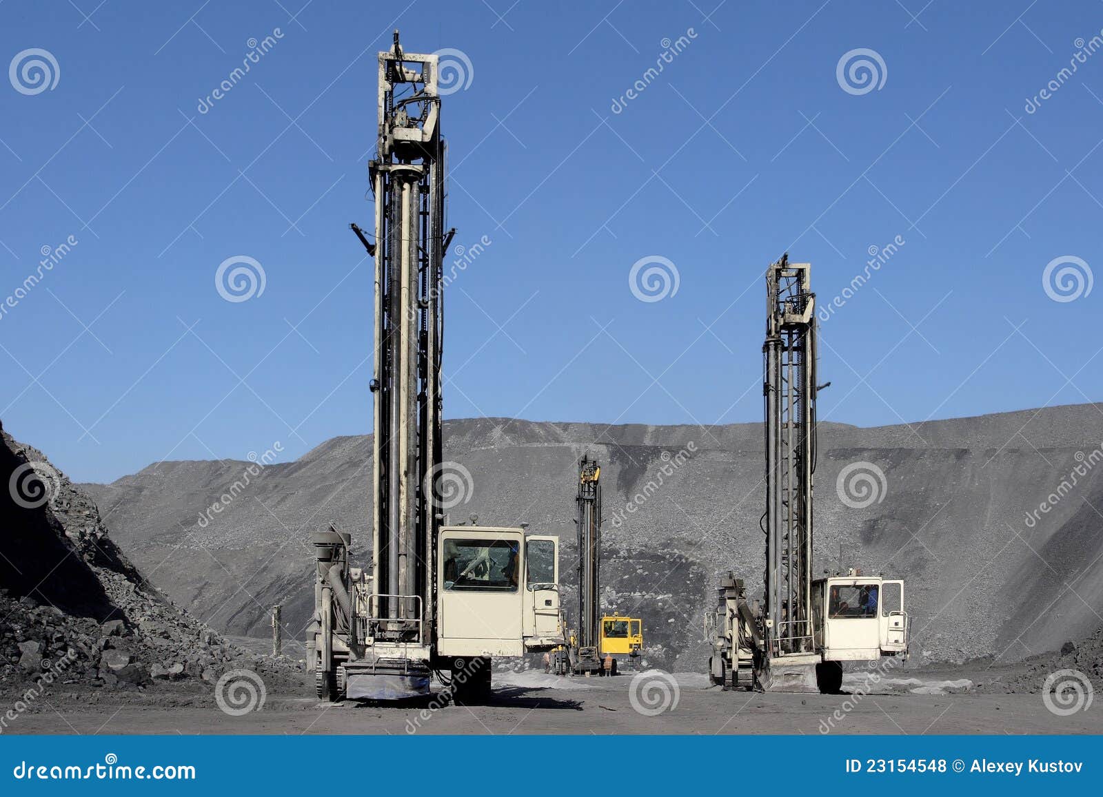Drilling machines stock photo. Image of borer, workings - 23154548