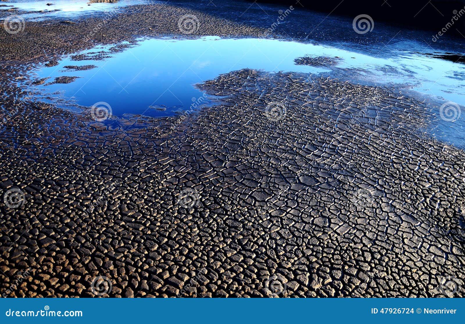 Drilling Mud Pit stock photo. Image of energy, waste - 47926724