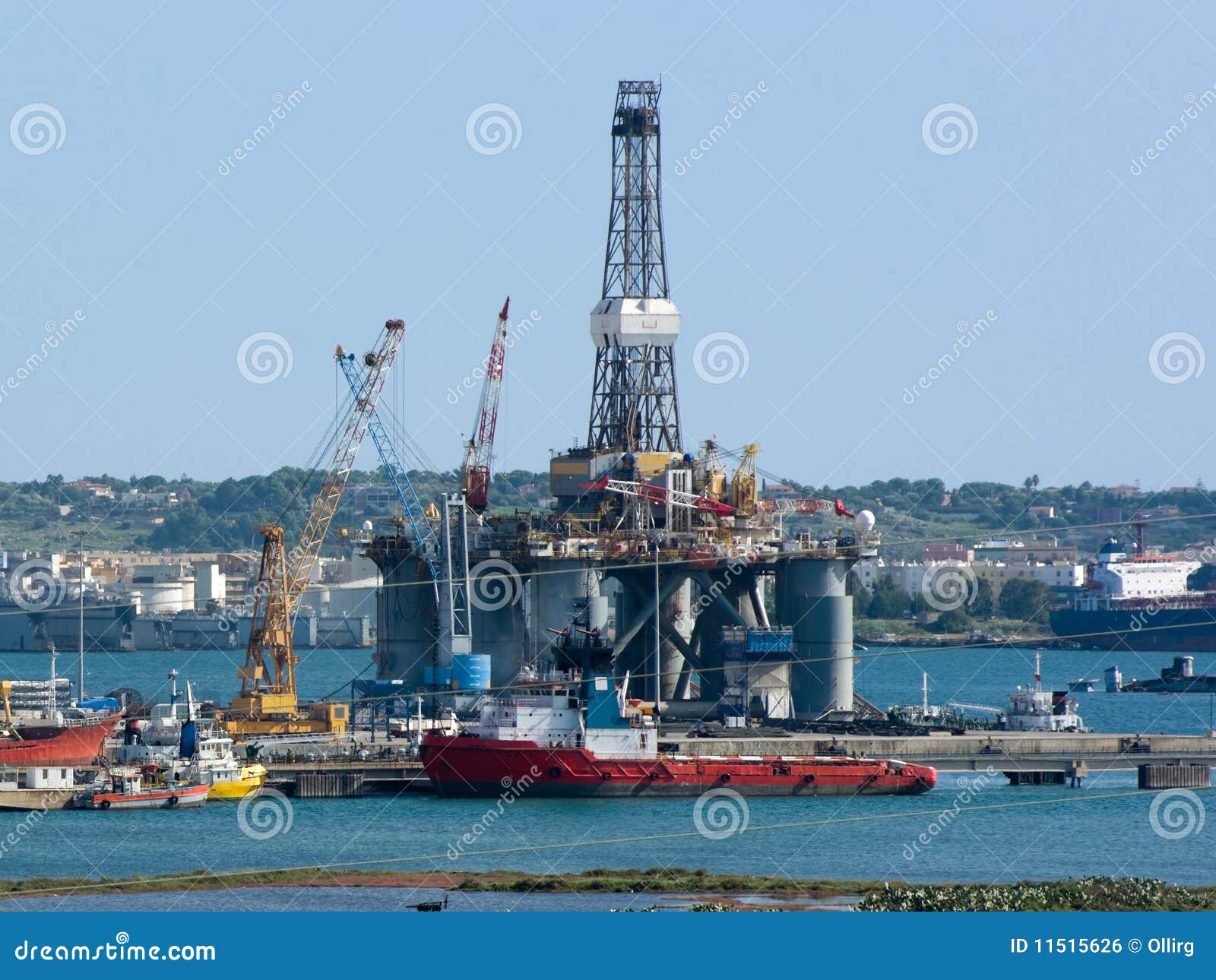 Drilling rig stock photo. Image of industry, europe, fuel - 11515626